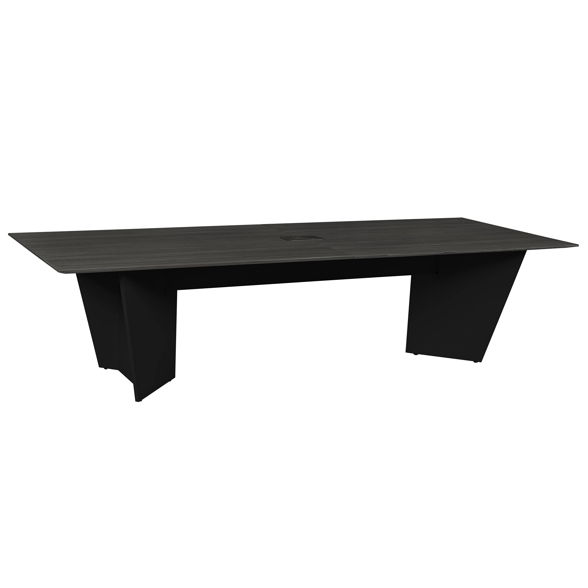 Amazon.com: Regency Conference Room Table, 10 ft, Ash Grey/Black ...