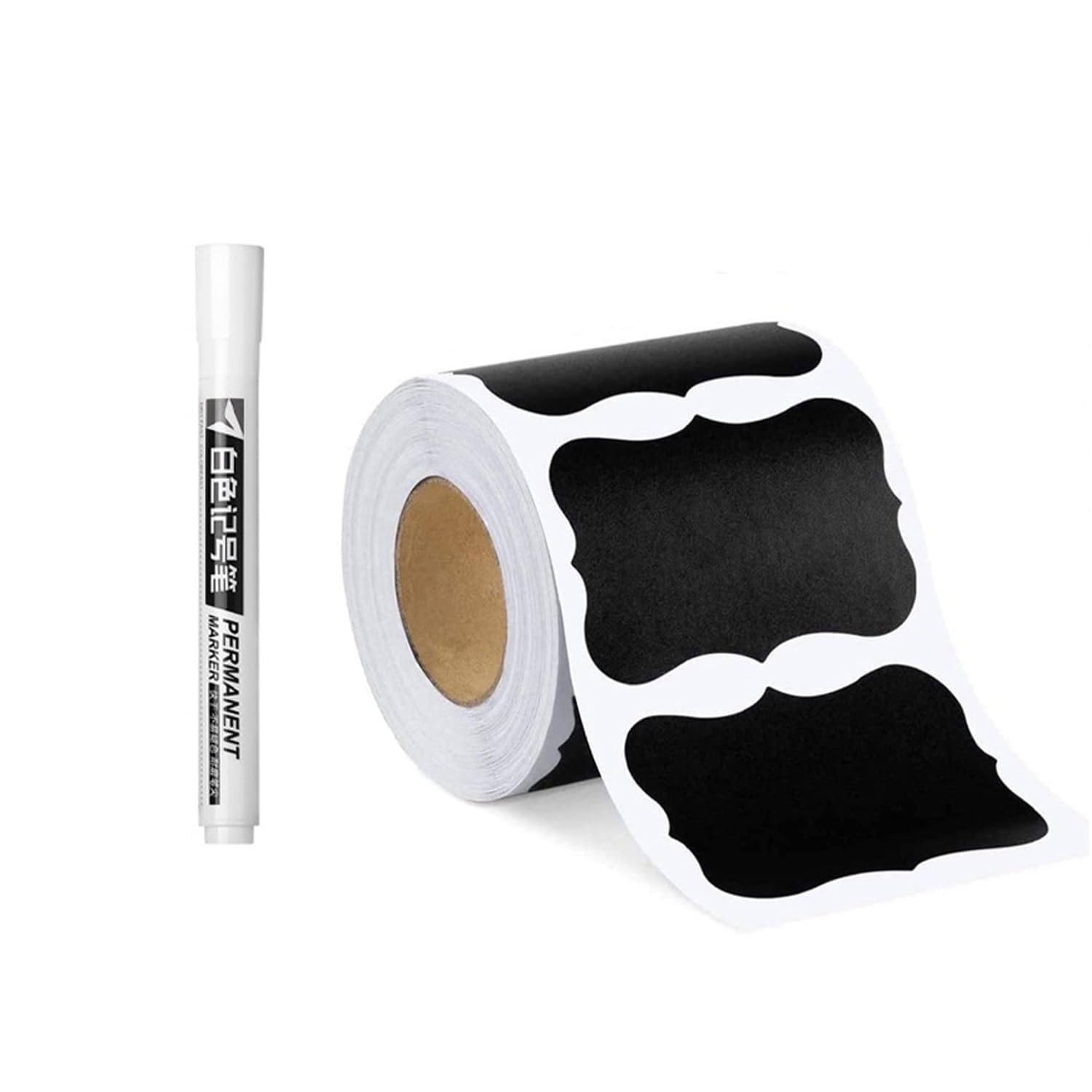 Labels for Jars, Chalkboard Labels 300Pcs, Removable Irregular Shape ...