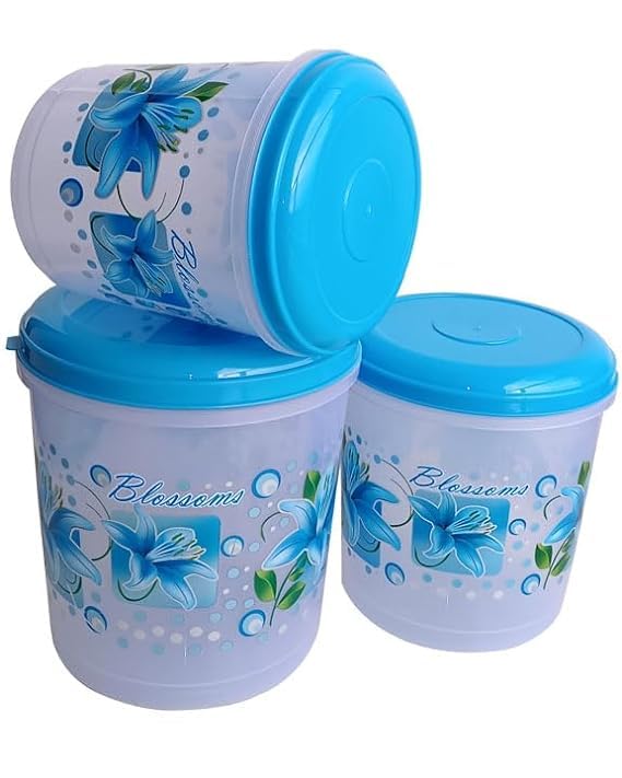 Buy plastic Storage Kitchen Container set 5kg,7kg,10kg Online at Low ...