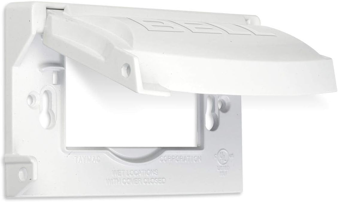 BESTTEN 3 Pack Outdoor Outlet Wall Plate Cover for GFCI and Decorator ...