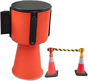 GXGSDM Retractable Traffic Cone Topper Tape, Cone-Mounted Retractable ...