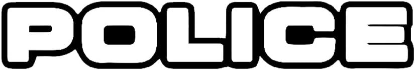 Amazon.com: JJH Inc Police Department Star Emblem Sign Vinyl Decal ...