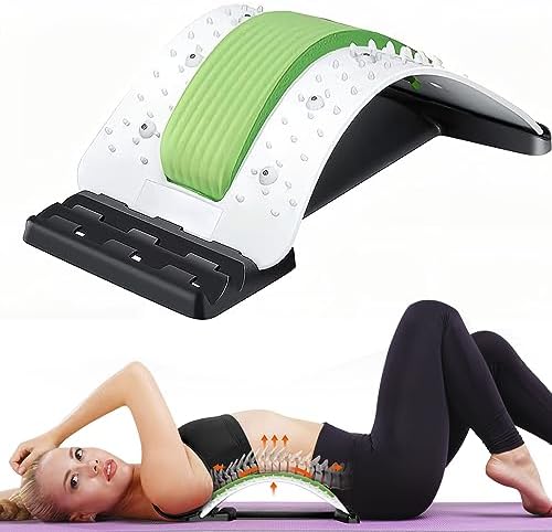 Amazon.com: NNUIBY Back Stretcher for Lower Back Pain Relief, 3 Level ...