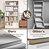 Amazon.com: DUTYSEST Book Shelf Organizer, Metal Bookshelves Adjustable ...