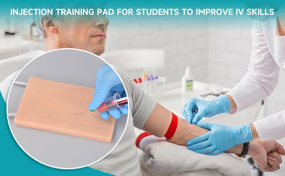 Snapklik.com : IV Practice Kit, IV Injection Pad For Venipuncture ...