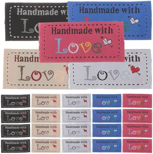 Amazon.com : 100PCS Personalized Sewing Labels for Handmade Items ...