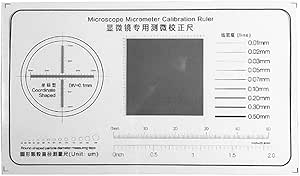 Amazon.co.jp: Laboratory Microscope Slide Microscope Micrometer ...