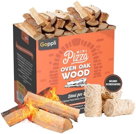 Amazon.com: Pizza Oven Wood - Kiln-Dried Oak Wood for Pizza Ovens, 6 ...