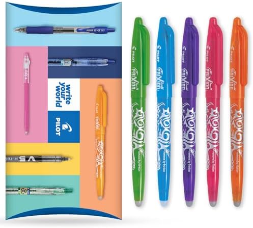 Amazon.com: Pilot Frixion Heat/Friction Erasable Rollerball Pen FR7 ...