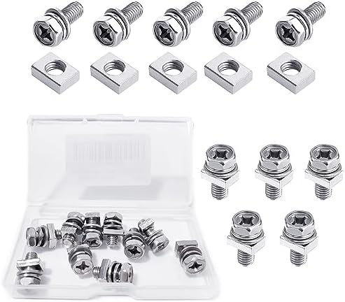 16 sets Motorcycle Battery Bolts and Nuts, Battery Terminal Bolts and ...