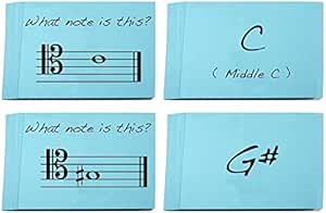 Tenor Clef Note Names Flashcards - Really Fun Design for Learning to ...