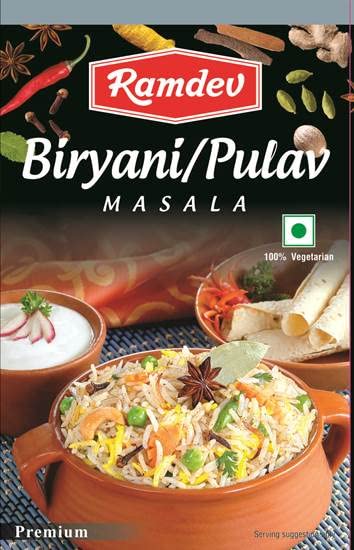 Ramdev Biryani Pulav Masala 50g - Pack of 5 : Amazon.in: Grocery ...