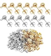 Amazon.com: 180Pcs Earrings Beading Hoop Earring Teardrop Round ...