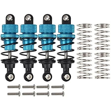 Amazon.com: 1/10 RC Oil Filled Shocks for Tamiya TT02 TT01 Front Rear ...