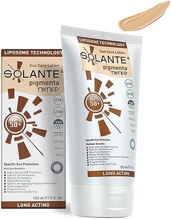 Solante Pigmenta Tinted Lotion Spf 50+ 150ml 1 Paket : Amazon.com.tr ...