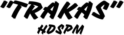 Amazon.com - Generic Trakas hdspm calcomanía decal (Silver, 12 inch)