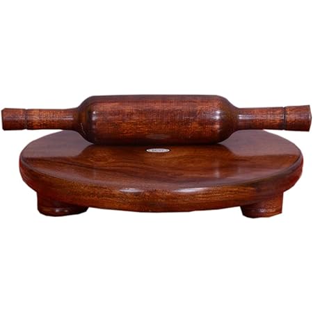 Buy KAZMI ARTS Sheesham Wooden Chapati Maker | Best Ecofriendly Chakla ...