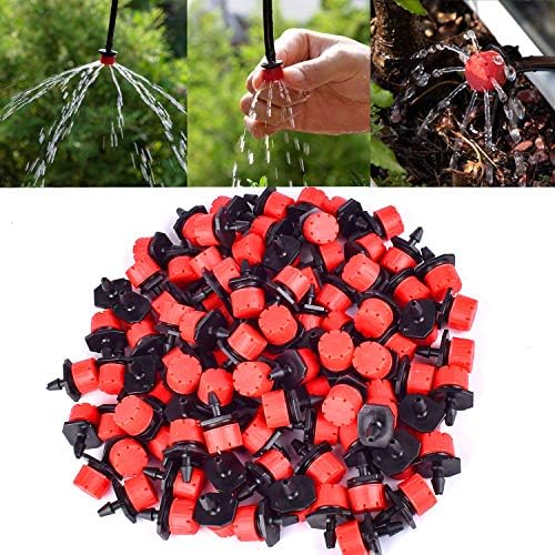 Amazon.com : IRRIARG 100 Pcs Adjustable Irrigation Drippers Sprinklers ...