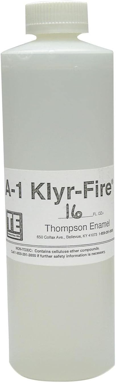 Amazon.com: Thompson Klyr-Fire Enameling Adhesive - 16 Oz : Arts ...