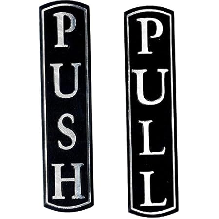 Anne Print Solutions® Push Pull Stickers for glass door In English ...