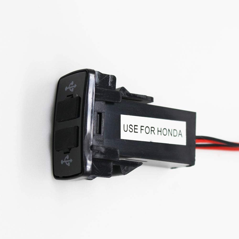 Amazon.co.jp: AUTOMOTOSTAR ホンダ 車用usbポート usb 増設キットusb電源増設 車用 usb 埋め込み ...