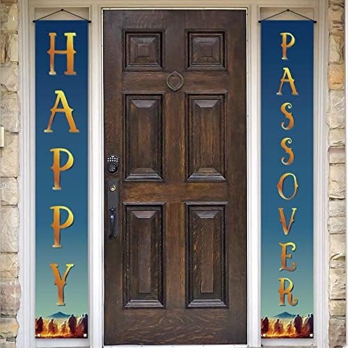 Amazon.com: Happy Passover Porch Banner Pesach Seder Jewish Exodus From ...