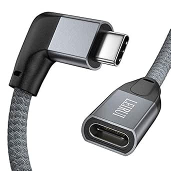 Amazon.com: Right Angle USB C Extension Cable 0.65 FT, 90 Degree USB 3 ...