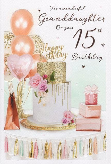 Happy 15th Birthday Card 15th Birthday Card – Kingfisher Cards