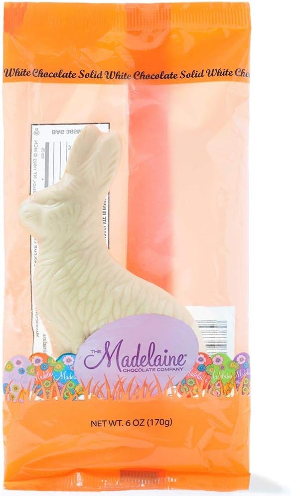 Amazon.com : Lindt GOLD BUNNY White Chocolate, Hollow White Chocolate ...