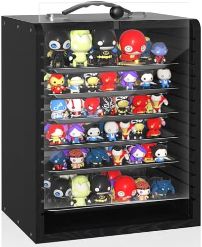 Amazon.com: Hamtery Clear Acrylic Miniature Storage Case,Magnetic ...