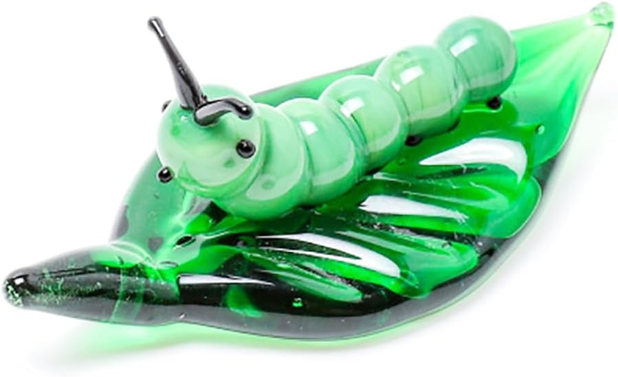 Amazon.com: OYOYTLGX Tiny 2.16" Long Green Worm Figurine - Miniature ...