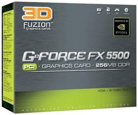 Amazon.com: BFG Tech GeForce FX 5500 Overclocked PCI Graphics Card 256 ...