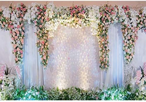Amazon.com: Yeele 20x10ft Wedding Floral Wall Backdrop Dreamy Wedding ...