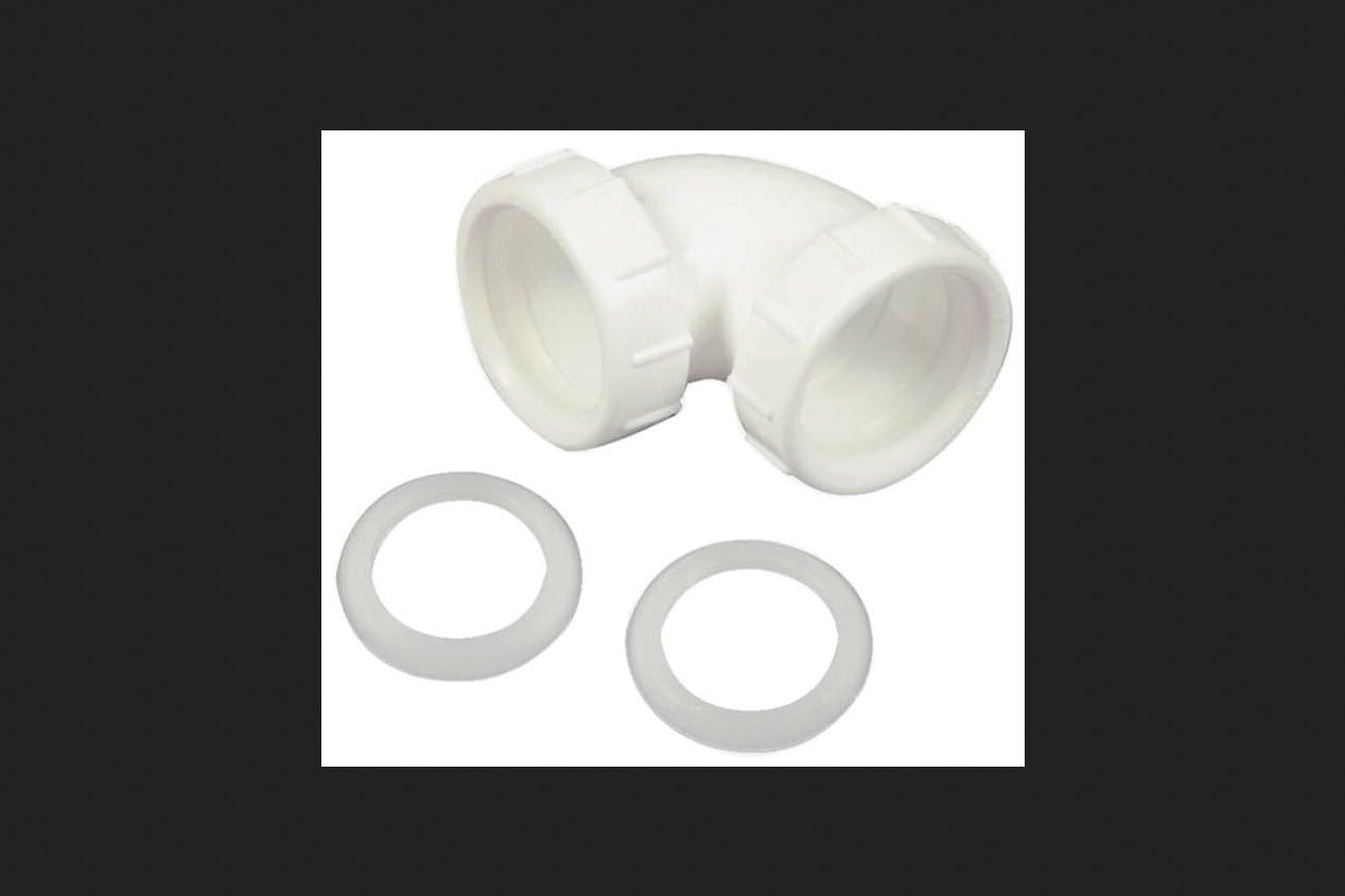 Amazon.com: Plumb Pak PP55-5W Sink Drain Pipe Elbow with Reducing Washer, 90 Deg, 1-1/2 in ...
