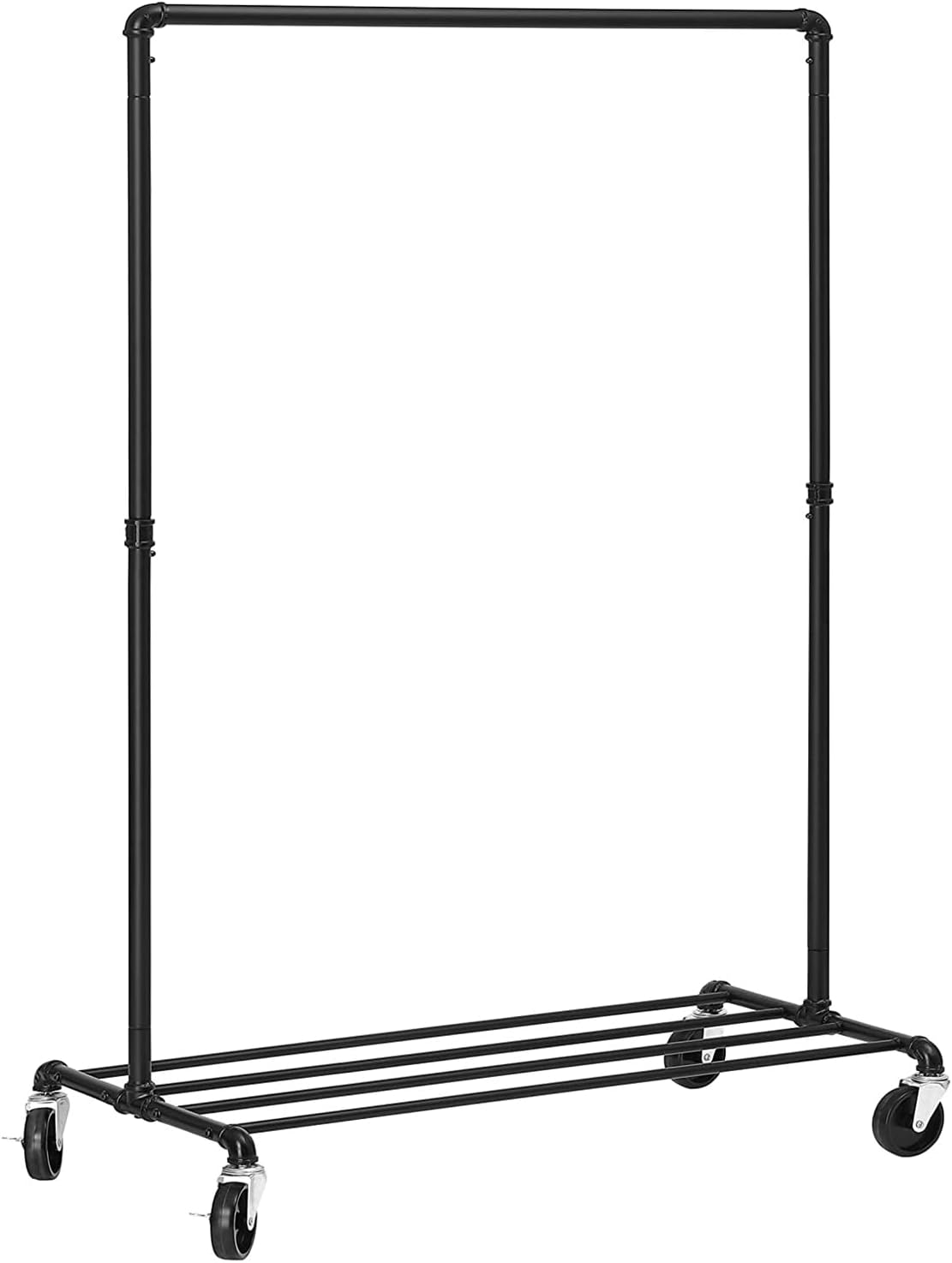 Amazon.com: SONGMICS Clothes Rack with Wheels, Clothing Rack for ...