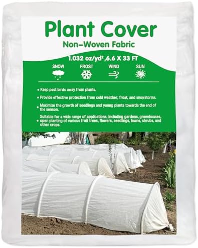 Amazon.com : SYITCUN Plant Covers Winter 6 Pack Dome Plant Cloth Covers ...