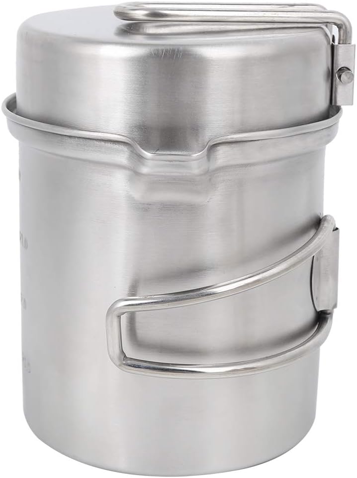 Amazon.com: Leapiture Outdoor Mountaineering Pot Portable Camping Pot ...