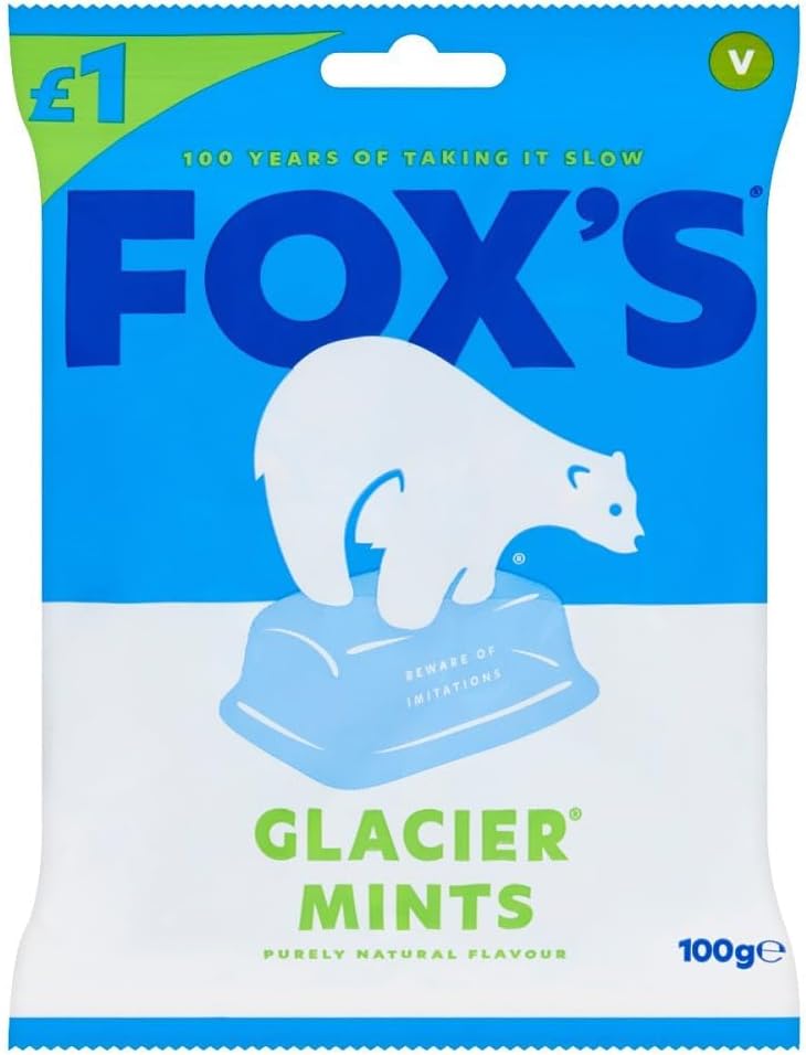 Amazon.com : Fox's Glacier Mints 200gr bag : Hard Candy : Grocery ...