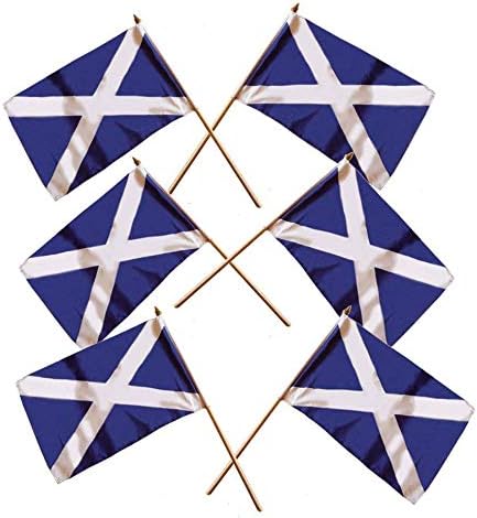 Escocia mano grande banderas – seis unidades de – de bandera de cruz de ...