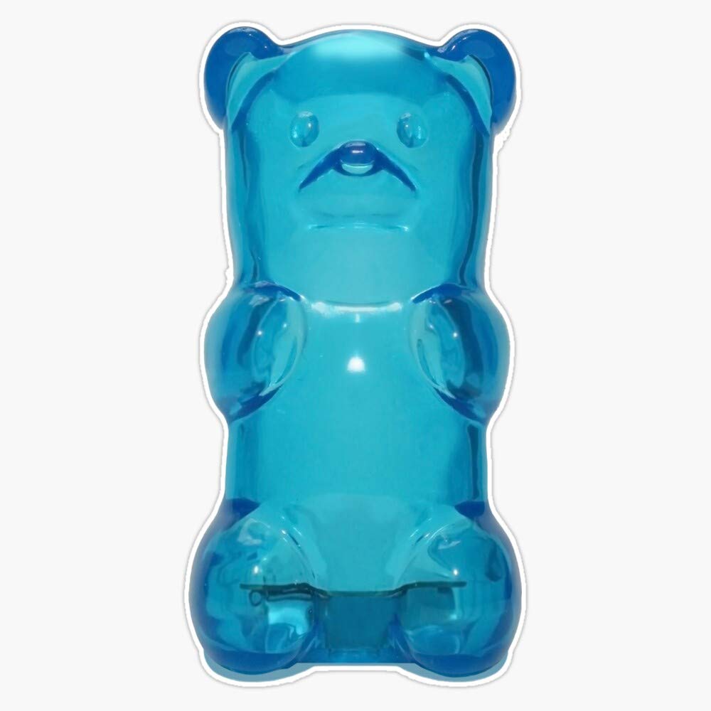 Amazon.com - Blue Gummy Bear Sticker Vinyl Bumper Sticker Decal ...