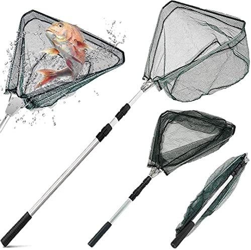 Buy HELLARO® Fishing Net,Foldable 36-66 inch Telescopic Fishing Landing ...