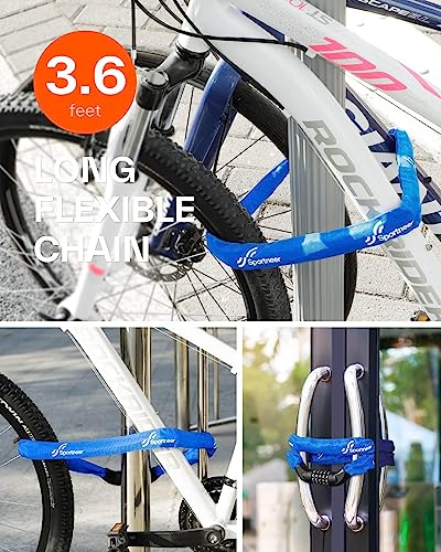 Snapklik.com : Sportneer Bike Lock: 5 Digit Combination High Security ...