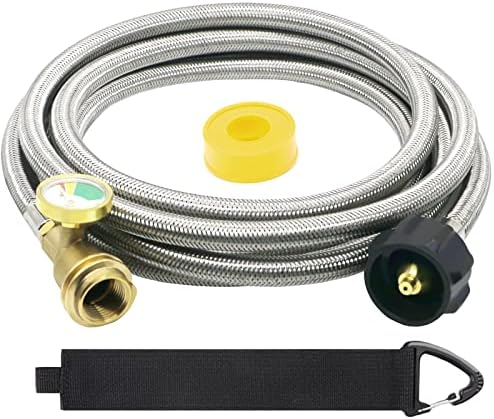 Amazon.com : Dual Propane Tank Connection Kit - Two Way POL & QCC Y ...