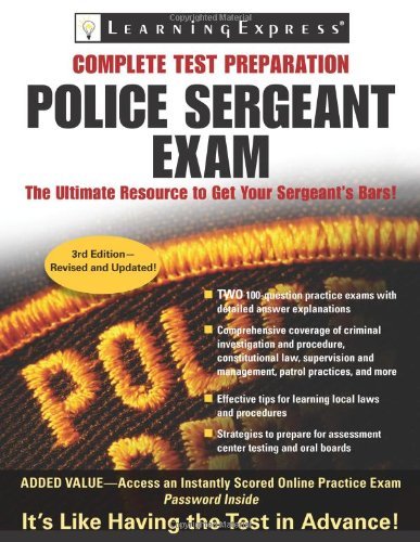 Police Sergeant Exam: A Step-By-Step System to Prepare for Your ...