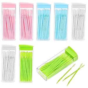 Amazon.com : 400pcs Double Head Toothpicks 50pcs/Box Dental Floss Teeth ...