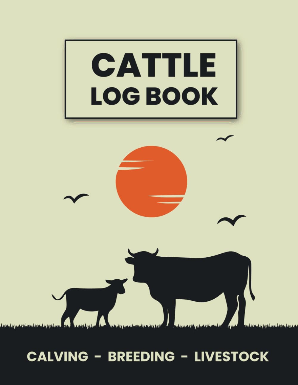 Amazon.com: Cattle Log Book: Track Calving, Breeding, Health, and ...