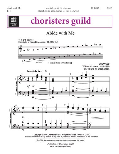 Amazon.com: Abide with Me (Handbell Sheet Music, Handbell 3-5 octaves ...