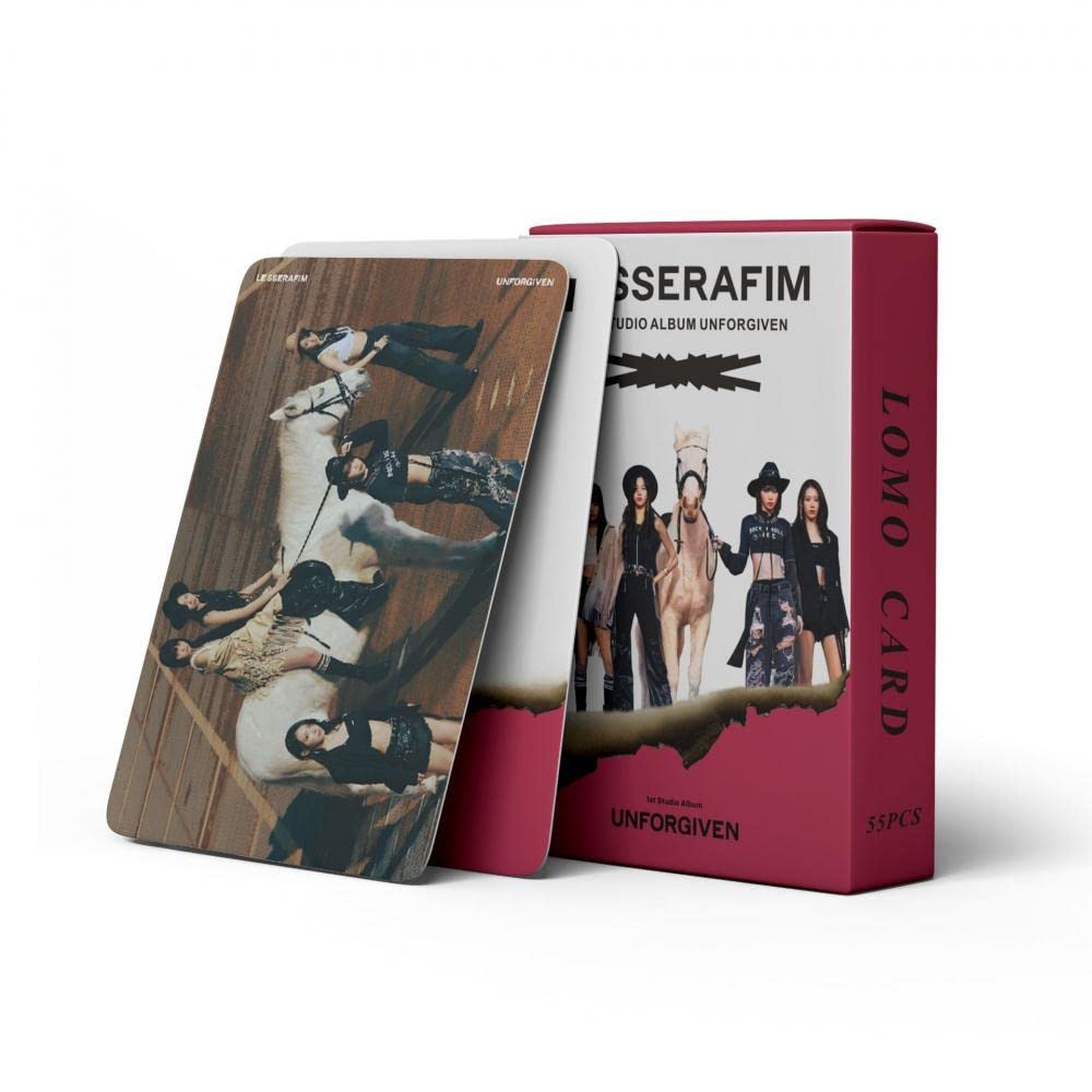 Buy Goodern 55PCS LE SSERAFIM Lomo Cards,LE SSERAFIM Unforgiven New ...
