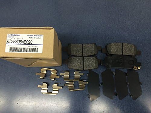 Amazon.com: Subaru Front Brake Pad KIT shims clips 26296FG010 Legacy ...