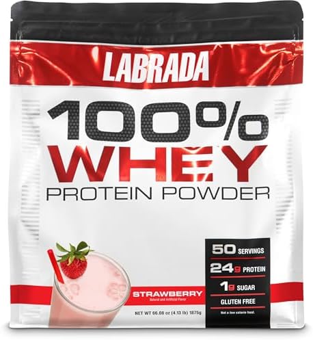 Amazon.com: Labrada 100% Whey Protein, Vanilla, 4.13 Pound : Health ...